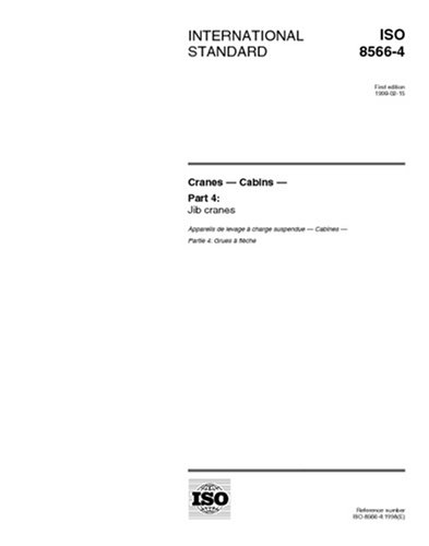 ISO 8566-4:1998, Cranes - Cabins - Part 4: Jib cranes | Amazon.com.br