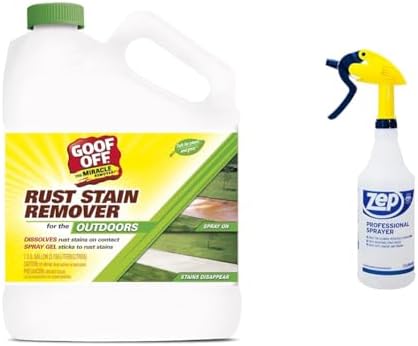 Amazon.com: RustAid GSX00101 Goof Off Rust Remover Gallon and Zep 32oz ...