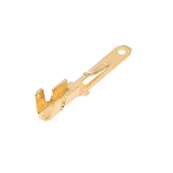 KCHOICE® 40 Pcs Gold Tone Male Spade Crimp Terminals 2mm Wiring ...