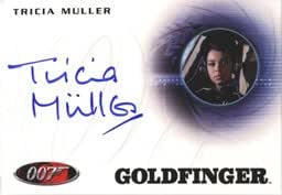 James Bond Mission Logs A169 Tricia Muller as Sydney Autograph Card at ...