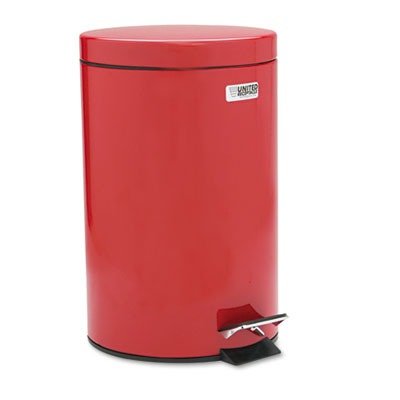 Amazon.com: United Receptacle RUBMST35ERD Economical Step Can, Round ...