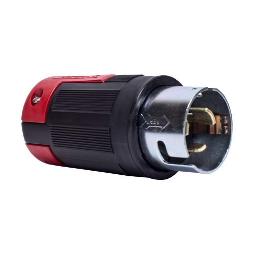 Cooper Wiring Devices CS8265EX Plug 50A 250V 2P3W H/L Nylon BK - Amazon.com