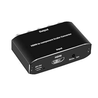 Amazon.com: HDMI to Component Converter, 1080P HDMI to YPbPr, HDMI to ...