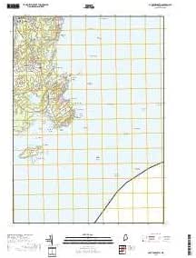 Amazon.com : Cape Elizabeth, Maine topo map by East View Geospatial, 1: ...
