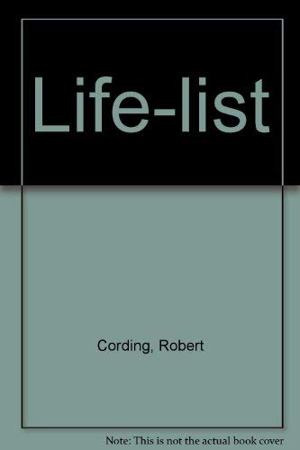 Life-List: Cording, Robert: 9780814204443: Amazon.com: Books
