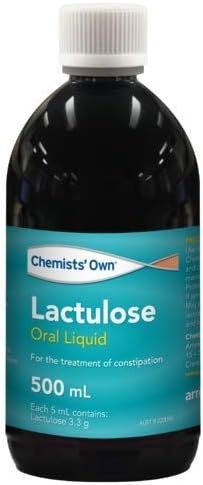 3 PACK OF Chemists Own Lactulose Liquid 500ml : Amazon.com.au: Health ...