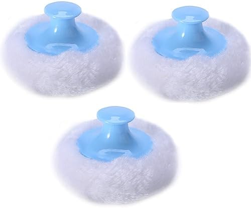 Amazon.com: 3Pcs Ultra Soft Fluffy Powder Puffs Round Face Body ...