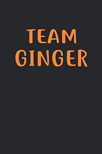 Team Ginger: Ginger Journal 6x9 Inch Softcover Blank Lined Notebook ...