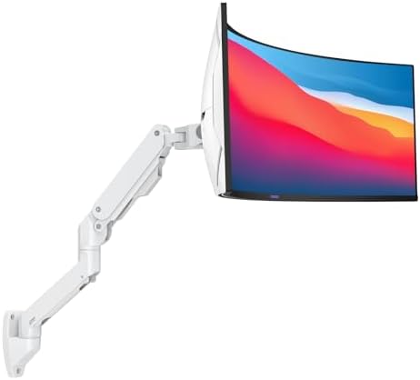 Amazon.com: BEWISER Heavy Duty Monitor Arm Wall Mount for 34-57 ...