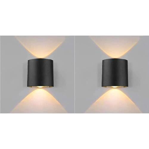 ESS EMM Wall Lights - 2W IP65 Waterproof Wall Lamp –2 Way Exterior Wall ...