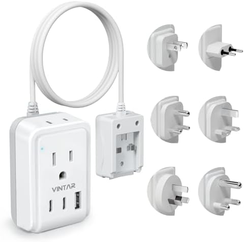 Amazon.com: International Travel Adapter Set, US to UK/EU/South Africa ...