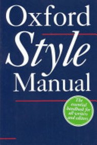 oxford-manual-of-style: r-m-ritter: 9780198605645: Amazon.com: Books