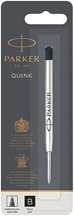 Parker Gel Pen Refills | Medium Tip (0.7mm) | Black QUINK Ink | 2 Count : Amazon.co.uk ...