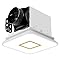 Amazon.com: Fitop Bathroom Exhaust Fan with Light,Ceiling Mount Shower ...