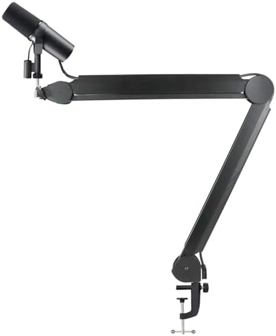 Amazon.com: Microphone Boom Arm Stand Desk, Liyirui Mic Boom Arm With ...