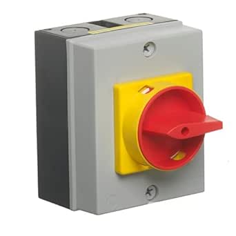 20Amp 4 Pole IP65 Rotary Isolator Switch : Amazon.co.uk: DIY & Tools
