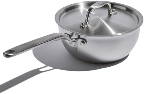 Amazon.com: Eater x Heritage Steel 2 Quart Saucier | Made in USA | 5 ...