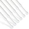 6Pcs Tension Rod, Goowin Tension Curtain Rod, No Drilling Rustproof ...