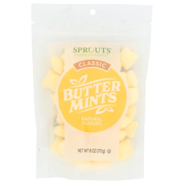 Amazon.com : Sprouts Naturally Flavored Butter Mints - 6 oz : Grocery ...