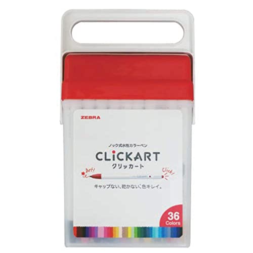 Clickart Zebra New Package 36 Colors Set WYSS22-36C-N | Amazon price ...