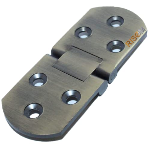 RiseOm Table Folding Flip Top Hinge Made of Solid Brass (AntiqueBrass ...