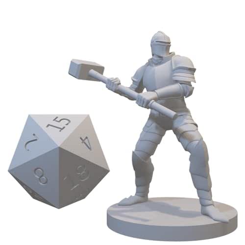 Amazon.com: Fighter and Warrior Miniatures for DND Pathfinder RPG ...