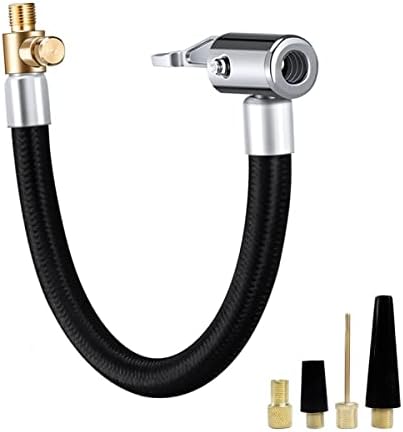 Locking Tire Chuck with Rubber Hose, 30cm Tire Inflator Pump Hose ...