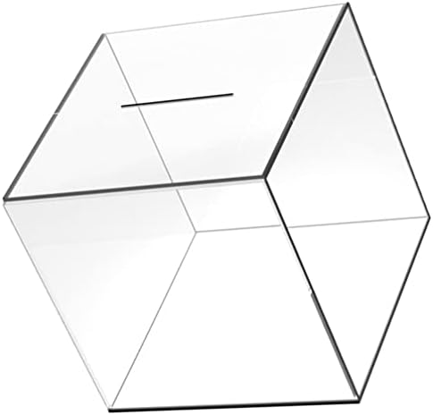 Amazon.com: Toddmomy Clear Acrylic Money Saving Bank Jar Transparent ...