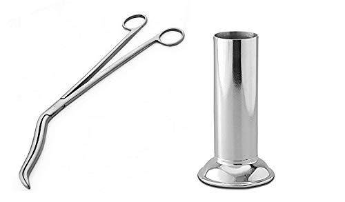 PSM Stainless Steel Forceps Jar with Cheatle 10 Inches Set : Amazon.in ...