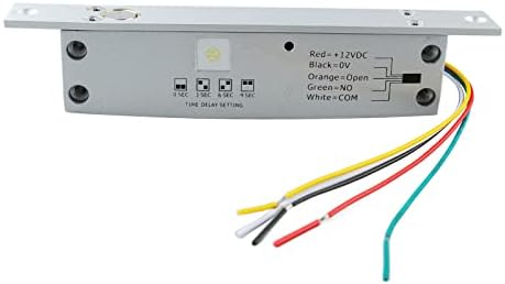 Amazon.com: DC12V Electric Drop Bolt Lock, 5 Lines Electric Bolt Lock ...