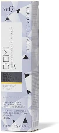 Amazon.com : Ion Intensive Shine 6W Warm Blonde Demi Permanent Creme ...