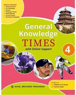 Buy General Knowledge Times With Online Support Class - 4 Book Online ...