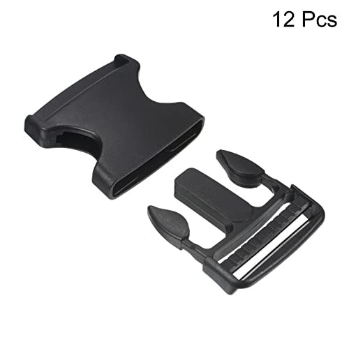 PATIKIL Plastic Buckles, 12 Pack Quick Side Release Clips for Strap ...
