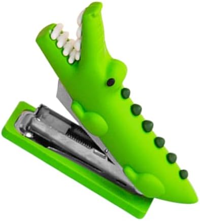 Amazon.com : HOODANCOS Crocodile Stapler, Cute Animal Stapler, Funny ...