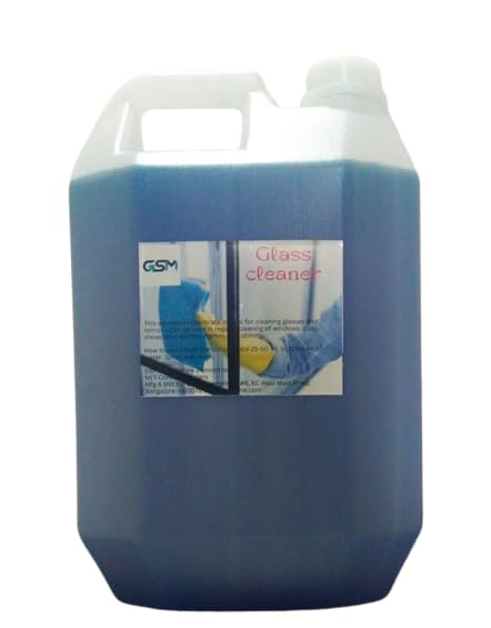 GSM Glass Cleaner Liquid Spray - 5 Litre : Amazon.in: Health & Personal ...