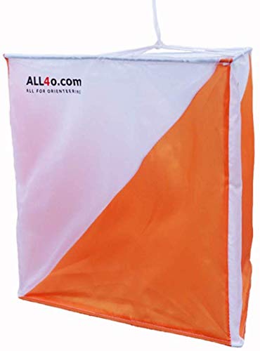Orienteering Control Marker Flag 30 x 30 cm with ALL4o Logo, (9-Pack ...
