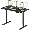 Amazon.com: FLEXISPOT E3 Dual Motor Electric Standing Desk 55x28 Inch Whole-Piece Board Height ...