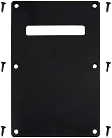 Amazon.com: Guitar Backplate LUORNG 1Set Black Electric Guitar Back ...