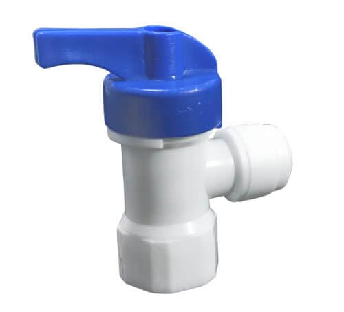 RO Pressure Tank Valve -1/4” Female Thread x 1/4″ RO Tube Ball Valve ...