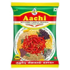 Aachi Kulambu Chilly Masala, 100g : Amazon.in: Grocery & Gourmet Foods