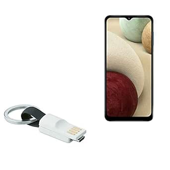 Amazon.com: BoxWave Cable Compatible with Samsung Galaxy A12 - Micro USB Keychain Charger, Key ...