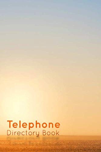 Telephone Directory Book: Blank Telephone Number Book No Address ...