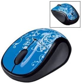 Amazon.com: Logitech V220 Cordless Optical Mouse for Notebooks (Blue ...