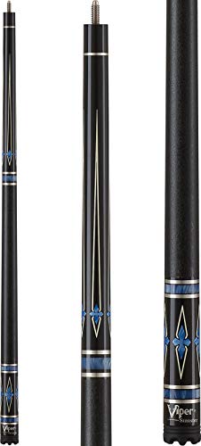 Viper by GLD Products Sinister 58" 2-Piece Billiard/Pool Cue, Black ...