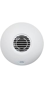 Airflow iCON 30 Extractor Fan 230V 100mm Outlet, White, 27 W : Amazon ...