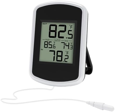 Amazon.com: Taylor Wired Digital Indoor Outdoor Thermometer with LED ...
