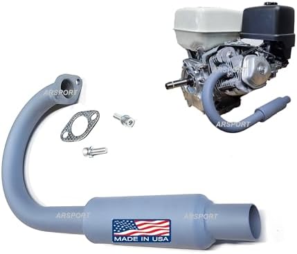 Amazon.com: ARSPORT Exhaust Muffler pipe replacement for: Predator Max ...