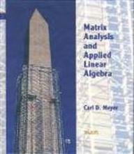 Amazon.in: Buy Matrix Analysis And Applied Linear Algebra Book And ...