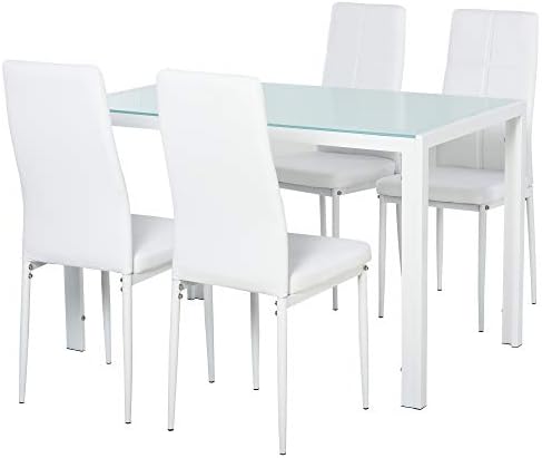 Inspirer Dining Table Set New 17 inch SeatDepth Eiffel Chair with ...