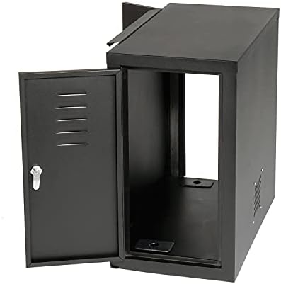 Amazon.com: Global Industrial Mobile Security Computer Cabinet, Black ...